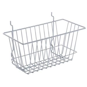 wire storage baskets grey 12 x 6 x 6