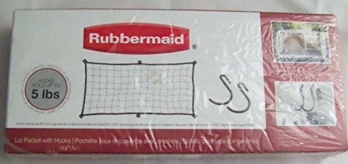 Rubbermaid Spec Prods 5F16-00-Bla Lid Pocket For Deck Storage Box Non Metalic Storage Buildings