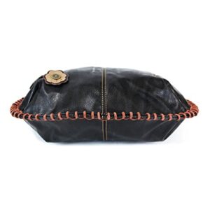 Chala Charming Hobo Crossbody Purse "Yorkshire Terrier" - Dark Brown