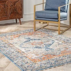 nuloom corolla persian vintage area rug, 10′ 2″ x 14′, beige