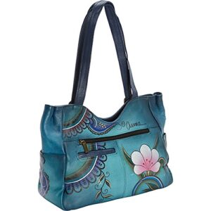 Anna by Anuschka womens Shoulder Bag, Floral Paradise Tan, One Size US