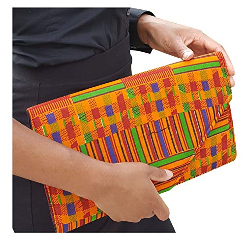 Dupsie's African Kente Print Clutch Purse