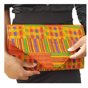 Dupsie's African Kente Print Clutch Purse