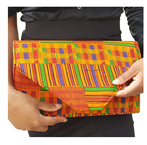 Dupsie's African Kente Print Clutch Purse