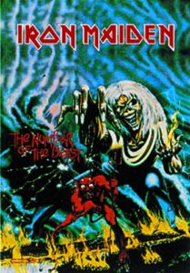 iron maiden – the number of the beast fabric poster 30 x 40in