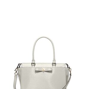 Kate Spade Beacon Court Jeanne Patent Leather Satchel, Light Smoke