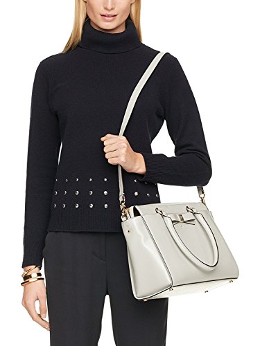 Kate Spade Beacon Court Jeanne Patent Leather Satchel, Light Smoke