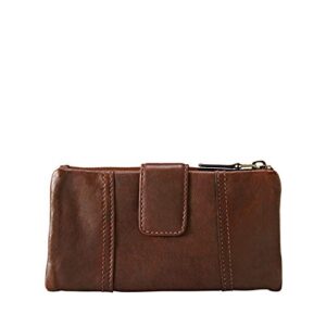 Fossil Women's Emory Leather Wallet Clutch Organizer, Espresso (Model: SL2931206)