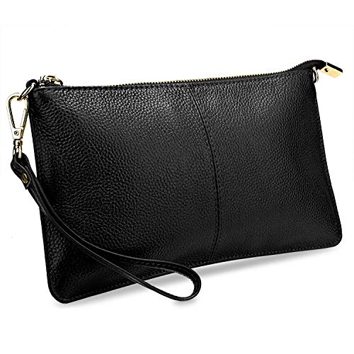 YALUXE Leather Wristlet Clutch Purses Wallet Envelope Crossbody Bags for Women Gifts Valentines Day