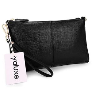 YALUXE Leather Wristlet Clutch Purses Wallet Envelope Crossbody Bags for Women Gifts Valentines Day