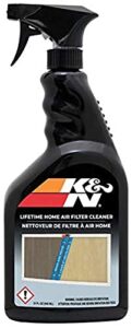 k&n hvac filter cleaner: 32 oz spray bottle filter cleaner and refresher; restores k&n home air filter performance; 99-6010