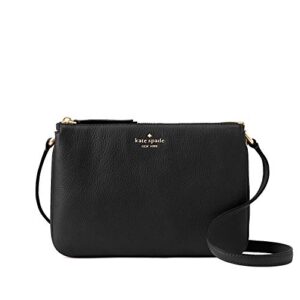 kate spade new york triple gusset crossbody, black