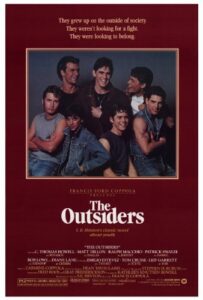 pop culture graphics the outsiders poster 27×40 c. thomas howell matt dillon ralph macchio