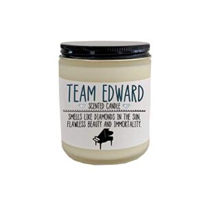 team edward twilight saga scented candle edward and bella edward cullen twilight gift twilight fan