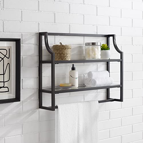 Crosley Furniture Aimee Wall Shelf, Oil Rubbed Bronze