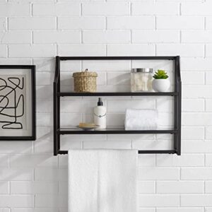 Crosley Furniture Aimee Wall Shelf, Oil Rubbed Bronze