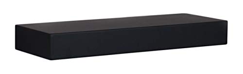 kieragrace Stockholm Maine Floating Wall Shelf - Black, 12"