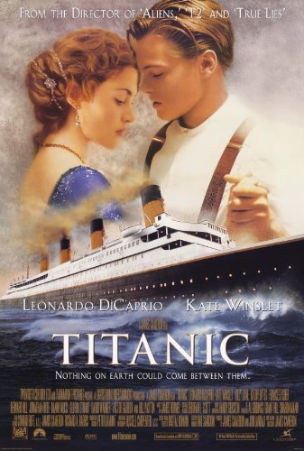 Titanic Poster Movie F 11x17 Kate Winslet Leonardo Dicaprio Billy Zane Kathy Bates MasterPoster Print, 11x17