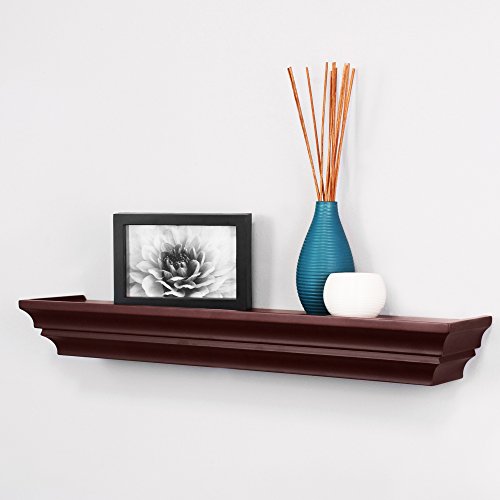 Kiera Grace Contemporary Floating-Shelves, 24-Inch, Espresso