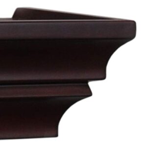 Kiera Grace Contemporary Floating-Shelves, 24-Inch, Espresso