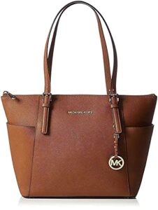 michael michael kors women’s jet set item east/west trapeze tote-luggage, one size