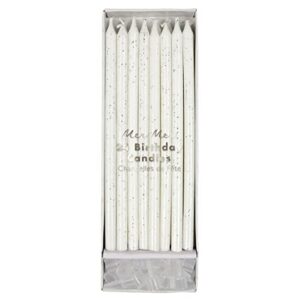 meri meri silver glitter candles