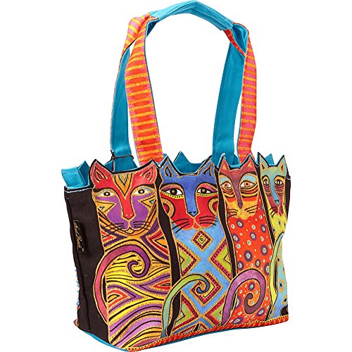 Laurel Burch Women's, Feline Clan Medium Tote CAT PRINT NS