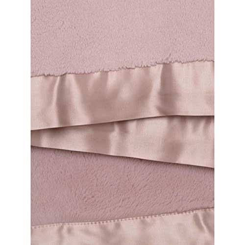 Little Giraffe Luxe Throw 59" x 88", Dusty Pink