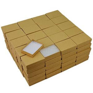 kraft cotton filled jewelry box #32 (case of 100)