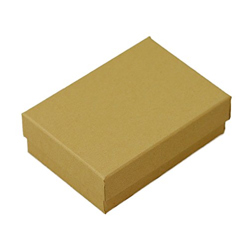 Kraft Cotton Filled Jewelry Box #32 (Case of 100)