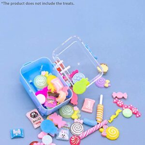 AUEAR, Cute Mini Travel Hard Suitcase Box Reception Gift Box Fit Suit for Wedding Decoration (Pink & Blue, 2-Pack)