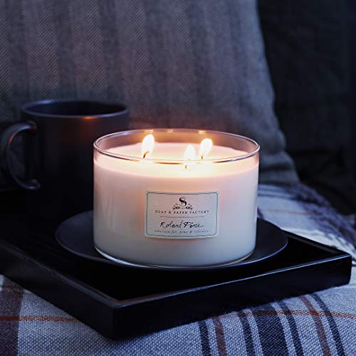 Soap & Paper Factory Roland Pine 18 oz Three-Wick Soy Candle