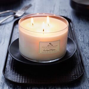 Soap & Paper Factory Roland Pine 18 oz Three-Wick Soy Candle