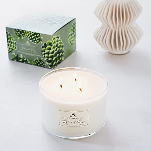 Soap & Paper Factory Roland Pine 18 oz Three-Wick Soy Candle