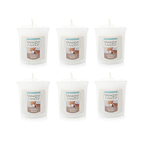 Yankee Candle Coconut Beach Votives (Pack of 6)