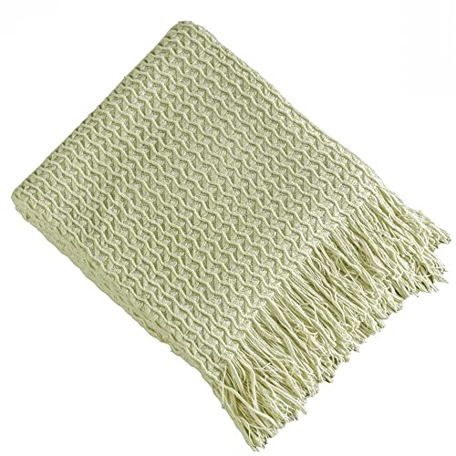 Brielle Winding Wave Throw, Sage