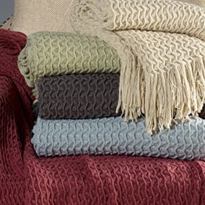 Brielle Winding Wave Throw, Sage