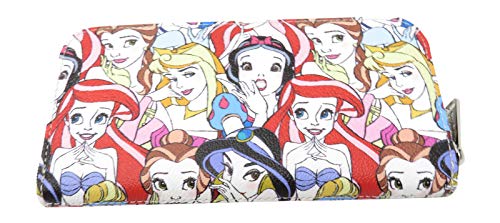 Loungefly Disney Princesses Classic Print Pebble Wallet, Multi, One Size