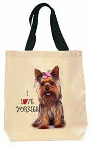 just add a kid yorkie tote bag