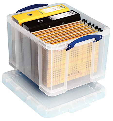 Really Useful Storage Box 35 Litre Clear in Card Ref 35CCB