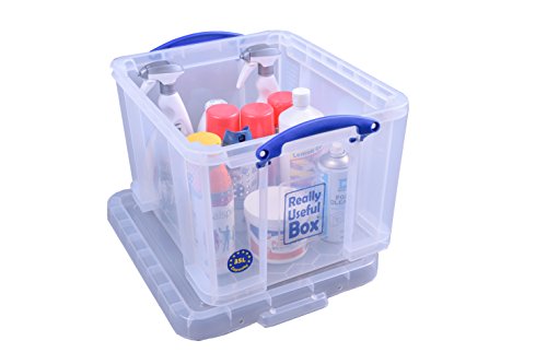 Really Useful Storage Box 35 Litre Clear in Card Ref 35CCB