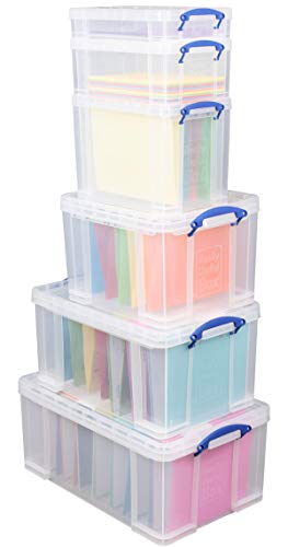 Really Useful Storage Box 35 Litre Clear in Card Ref 35CCB