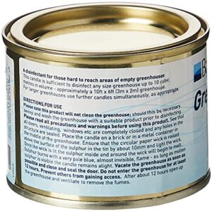 Sulphur Battles Greenhouse Sulpur Candle, 225 g,White