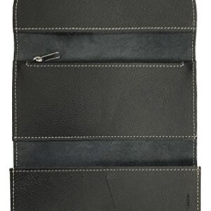 Harley-Davidson Women's Embroidered Script Tri-Fold Wallet, Black ZWL3871-CRMBLK