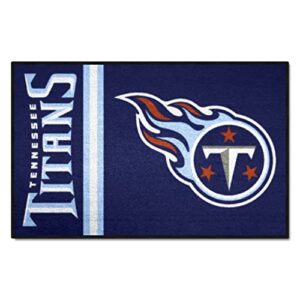 fanmats – 8239 nfl tennessee titans nylon face starter rug 19″x30″