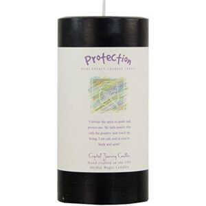 crystal journey crystal j candle protection, 1 ea