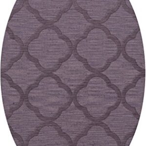 Dalyn Rugs Dover DV8 Rug, 5' x 8' Oval, Viola