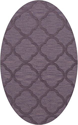 Dalyn Rugs Dover DV8 Rug, 5' x 8' Oval, Viola