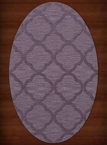 Dalyn Rugs Dover DV8 Rug, 5' x 8' Oval, Viola