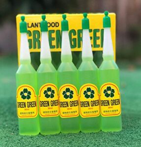 5 bottles green green plant food lucky bamboo food (36ml/bottle)